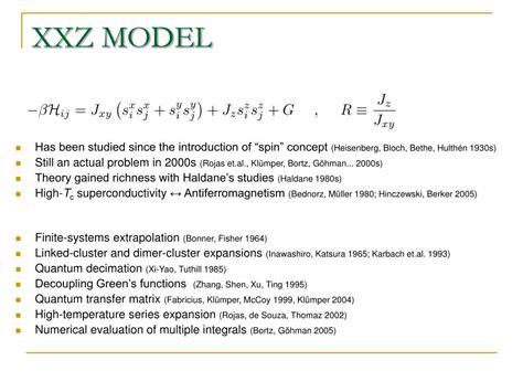 Ppt Quantum Phenomenon In Fm And Afm Anisotropic Xxz Heisenberg Chains