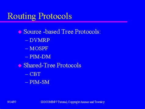 routing protocols