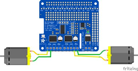 control several motors with raspberry pi and the motorhat aranacorp