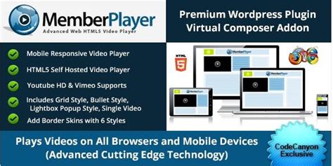 visual composer addon memberplayer html5 video 1 13 3
