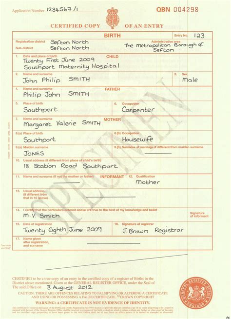 Birth And Adoption Certificates In England And Wales D·p·o