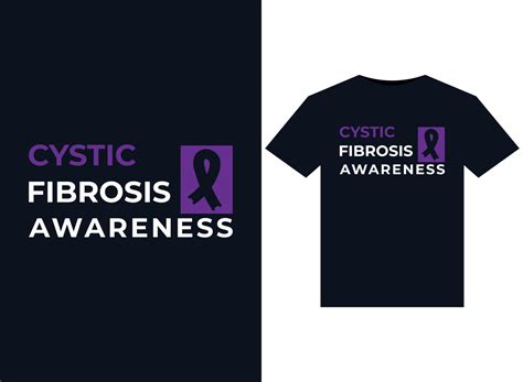 Cystic Fibrosis Awareness Illustrations For Print Ready T Shirts Design