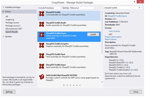 game development with sharpdx toolkit creating a base