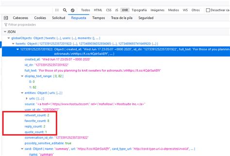 excel trying to get responsetext from a get request in twitter