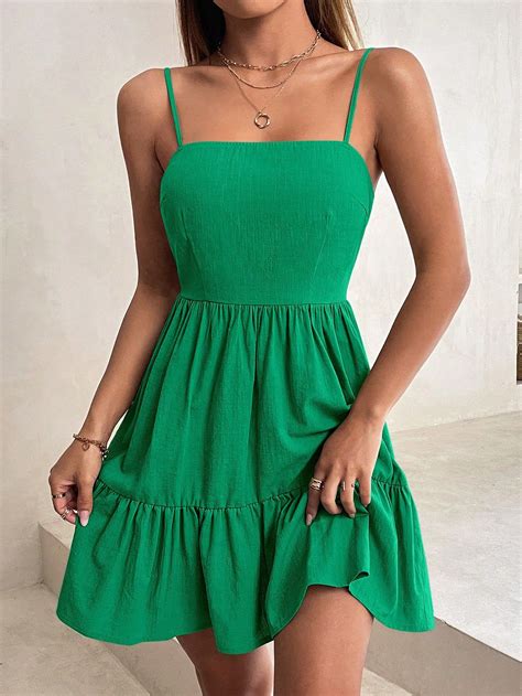 Shein Usa Vestidos Estilosos Vestidos Curtos Bonitos Vestido Longo