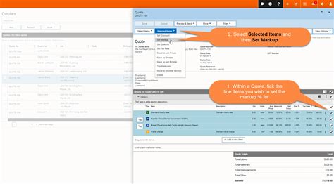 set a markup for multiple line items welcome to the nextminute