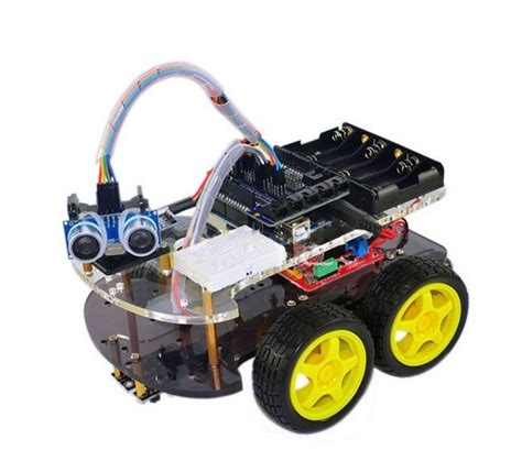 kit chassi arduino carro 4 rodas robotica eletrônica 4wd r 359 90 em