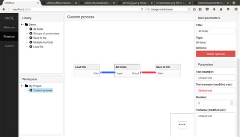 github sdrdis jquery flowchart jquery plugin that allows you to draw