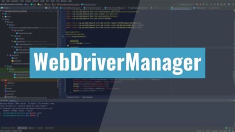 webdrivermanager tutorial get rid of webdrivers in selenium java
