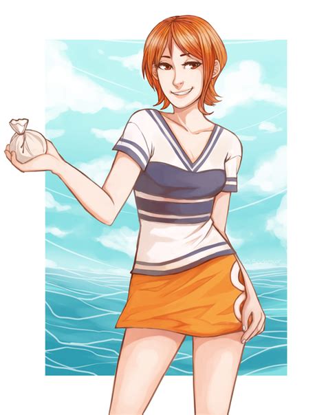 [fanart] One Piece Nami By Sachrawrrr On Deviantart