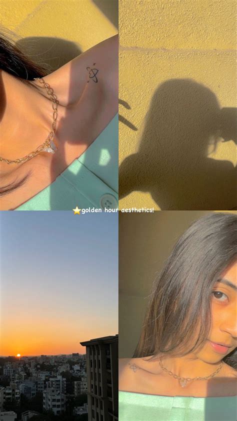 Golden Hour Aesthetic Layout In 2023 Aesthetic Layout Golden Hour