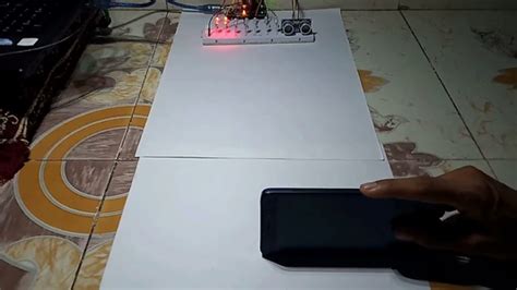 arduino ultrasonic sensor hc sr04 led distance measure projects 6