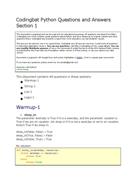 codingbat python soru cevap 1 python programming