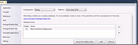 an example of packaging web application containing database upgrade sql