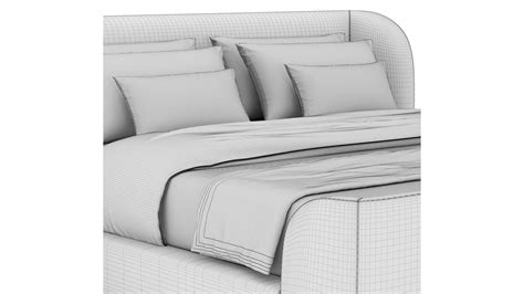 Rh Copenhagen Beds 3d Model Turbosquid 2108553