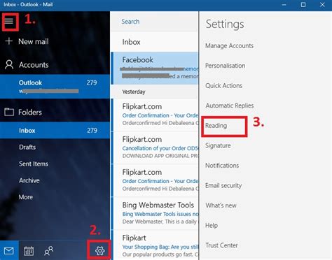 how to enable or disable focused inbox in mail app in windows 10