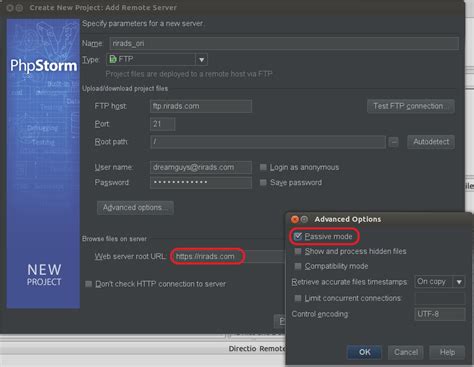 php phpstorm xdebug and remote debugging using ftp in