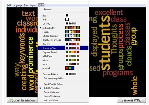 word cloud tools reflection collection