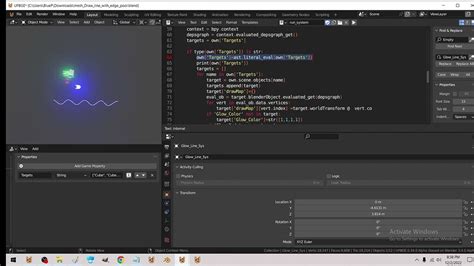 drawline using mesh edges upbge 3x game engine resources