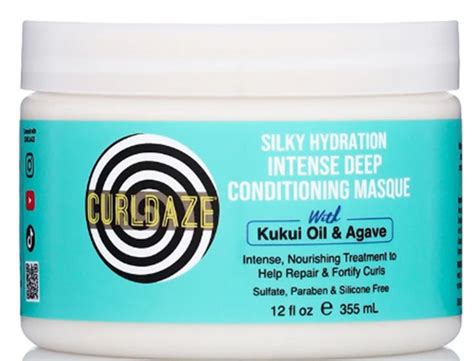 Curldaze Silky Hydration Intense Deep Conditioning Masque With Kukui