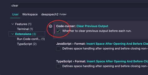 vscode tasks how do i automatically clear vs code terminal when