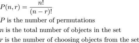 how to do a permutation
