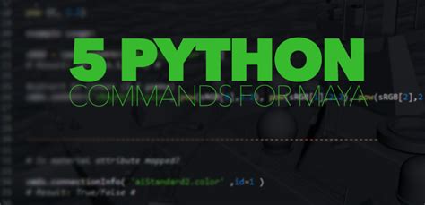 5 python commands you will find useful in maya lesterbanks