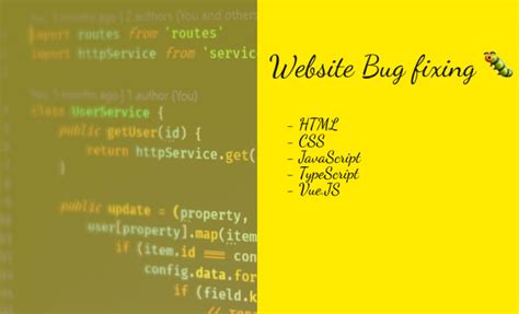 fix your html css vue javascript and typescript bugs by lucadido06