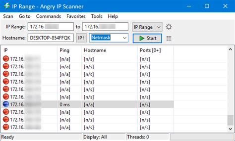 angry ip scanner เป็นเครื่องมือตรวจสอบ ip แบบโอเพ่นซอร์สสำหรับ windows