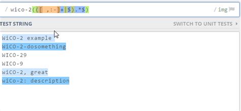javascript regex for end of string stack overflow