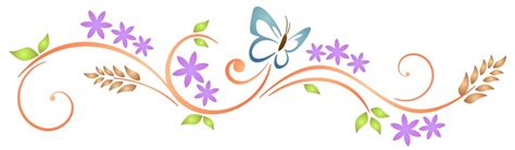 Frises Fleurs 3 Frises Fleurs Couleur Grise Stock Vector Adobe Stock