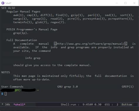 how to enable pager like behavior in a shell buffer
