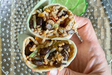 Wraps De Frijol Res Y Arroz De 391 2 Kcal Receta Fácil En La App Avena