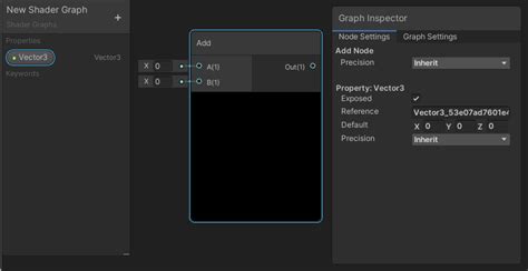 creating a new shader graph asset shader graph 10 7 0
