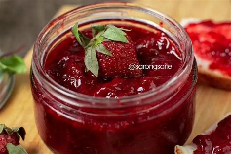 Resep Dan Cara Membuat Selai Stroberi Rumahan Anti Ribet Cuma 2 Bahan
