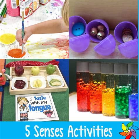5 Senses Crafts For Kindergarten