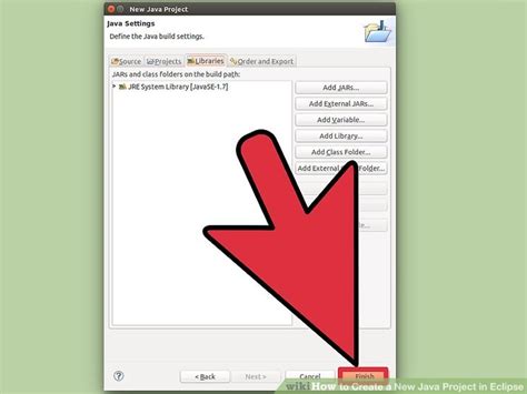 how to create a new java project in eclipse 10 steps