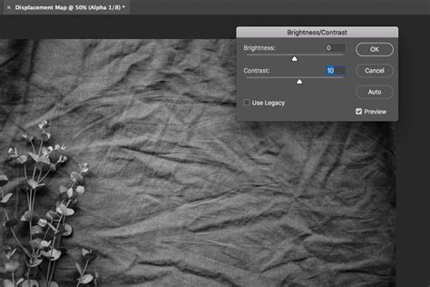 how to use the displacement map in photoshop