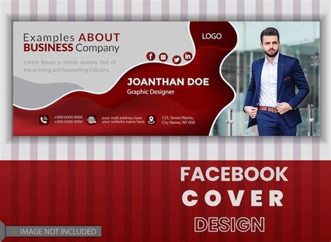 Premium Vector Facebook Cover Design Template