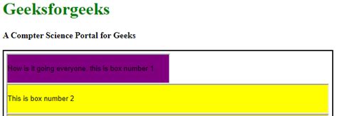 how order of classes work in css geeksforgeeks