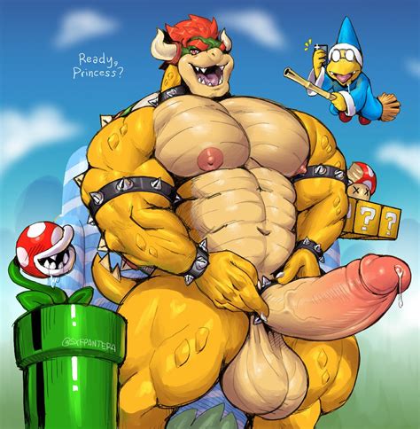 Rule 34 Balls Bara Big Balls Big Muscles Big Penis Bowser Cock Ring