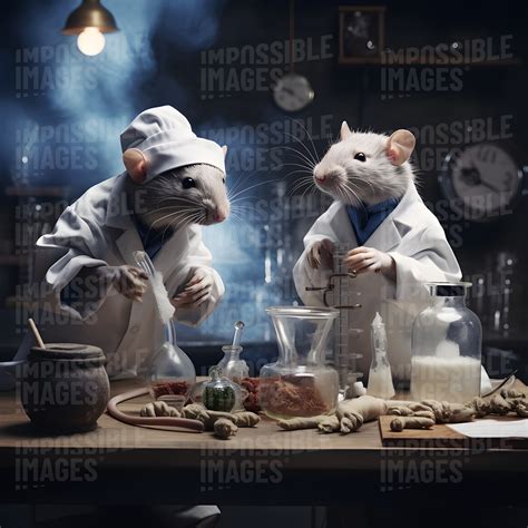 Rats Doing Science Experiment Impossible Images Unique Stock Images