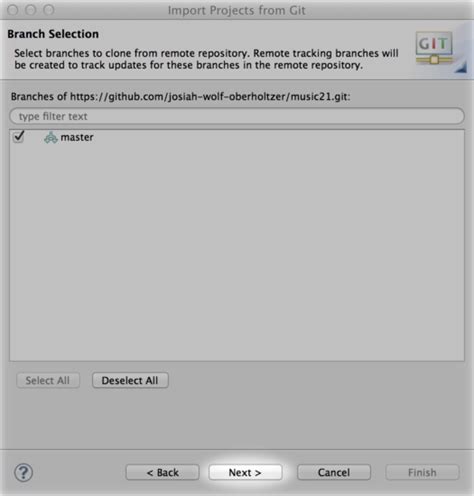 using music21 with git for eclipse — music21 documentation