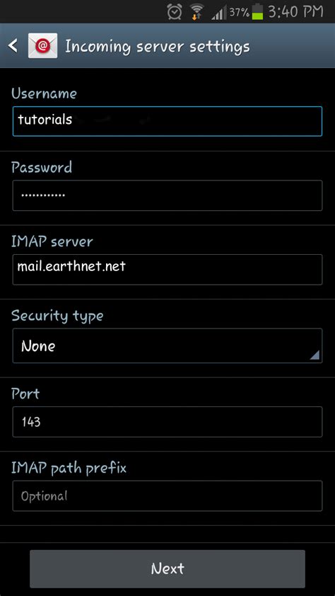 earthnet support center how to setup your e mail account apple iphone