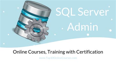 best sql server admin online courses training with certification 2022