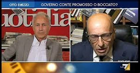 Otto E Mezzo Scontro Sallusti Travaglio ‘esiste Partito Di Draghi