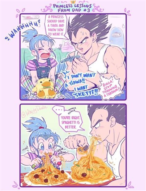 Vegeta Enseñando A Bra A Ser Una Princesa Realeza Saiyajin Parte 3