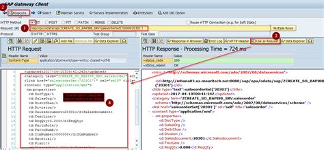 step by step creation of sales order using bapi in odata services sap