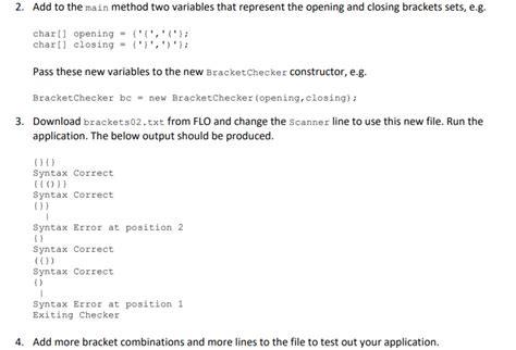 solved bracketchecker java import