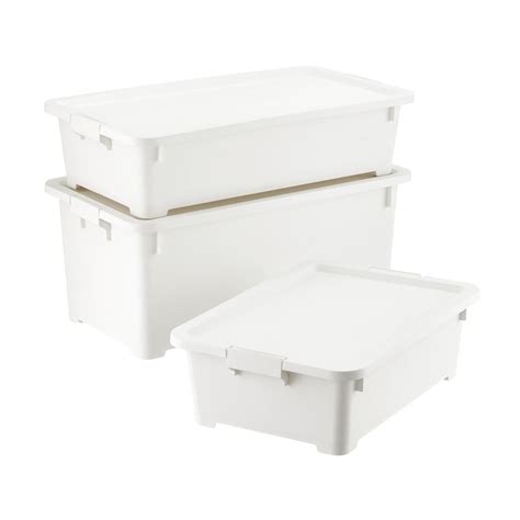 Used Stackable Plastic Storage Bins Madison Art Center Design